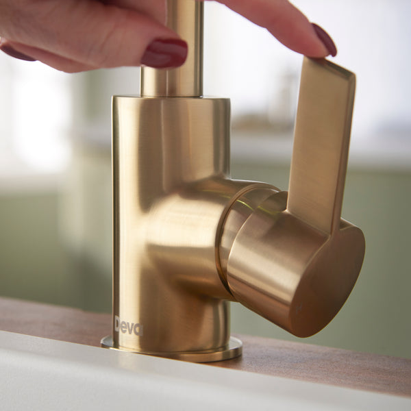 Ashworth Kitchen Sink Tap - Brushed Brass – Deva By Methven