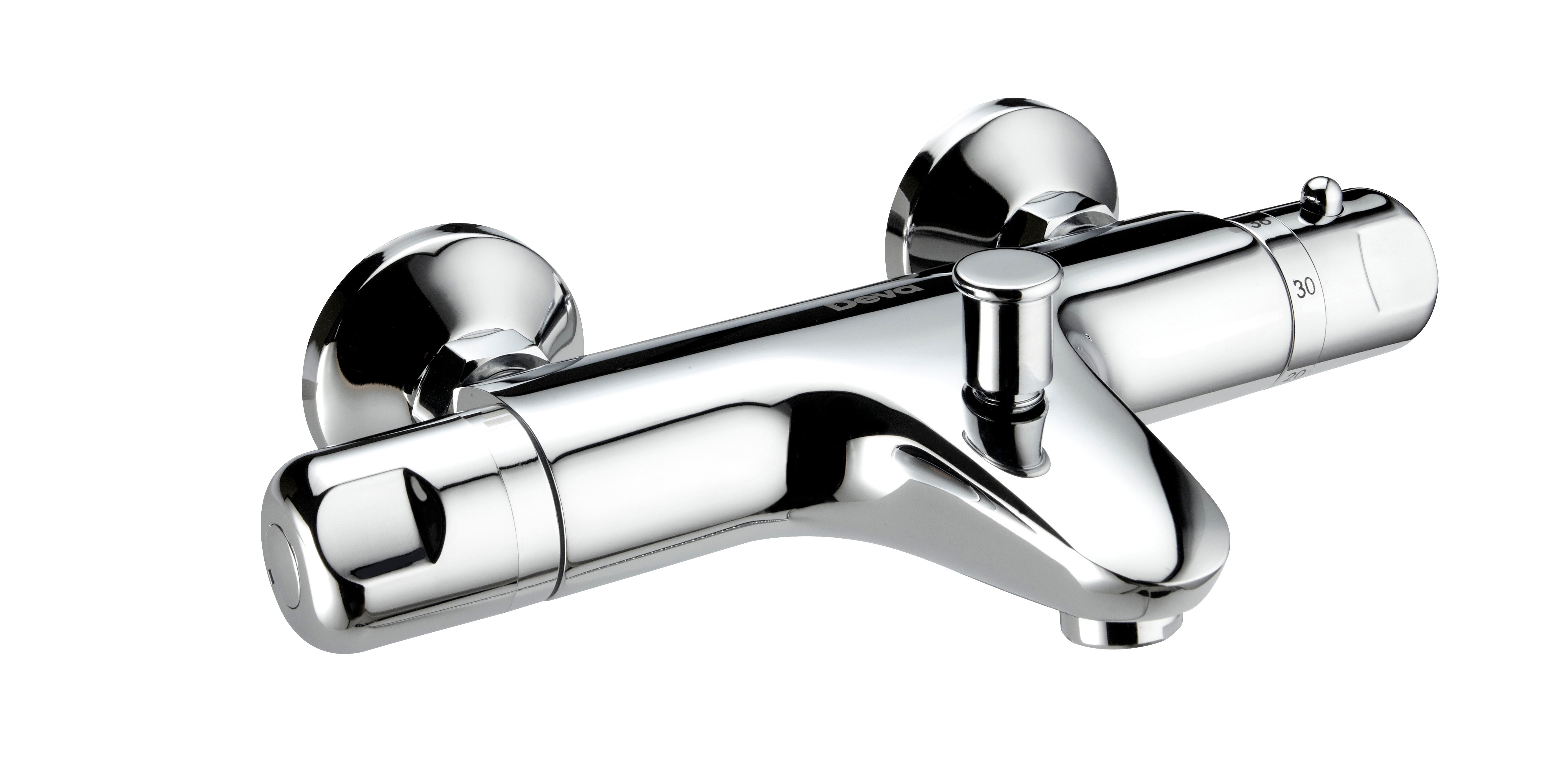 Dynamic wall mounted thermostatic bath shower mixer – Deva By Methven
