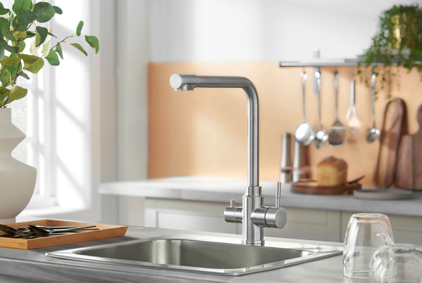 Marbury 3 in 1 Water Filter Tap - Stainless Steel – Deva By Methven
