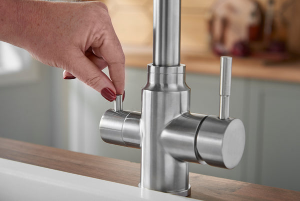 Marbury 3 in 1 Water Filter Tap - Stainless Steel – Deva By Methven