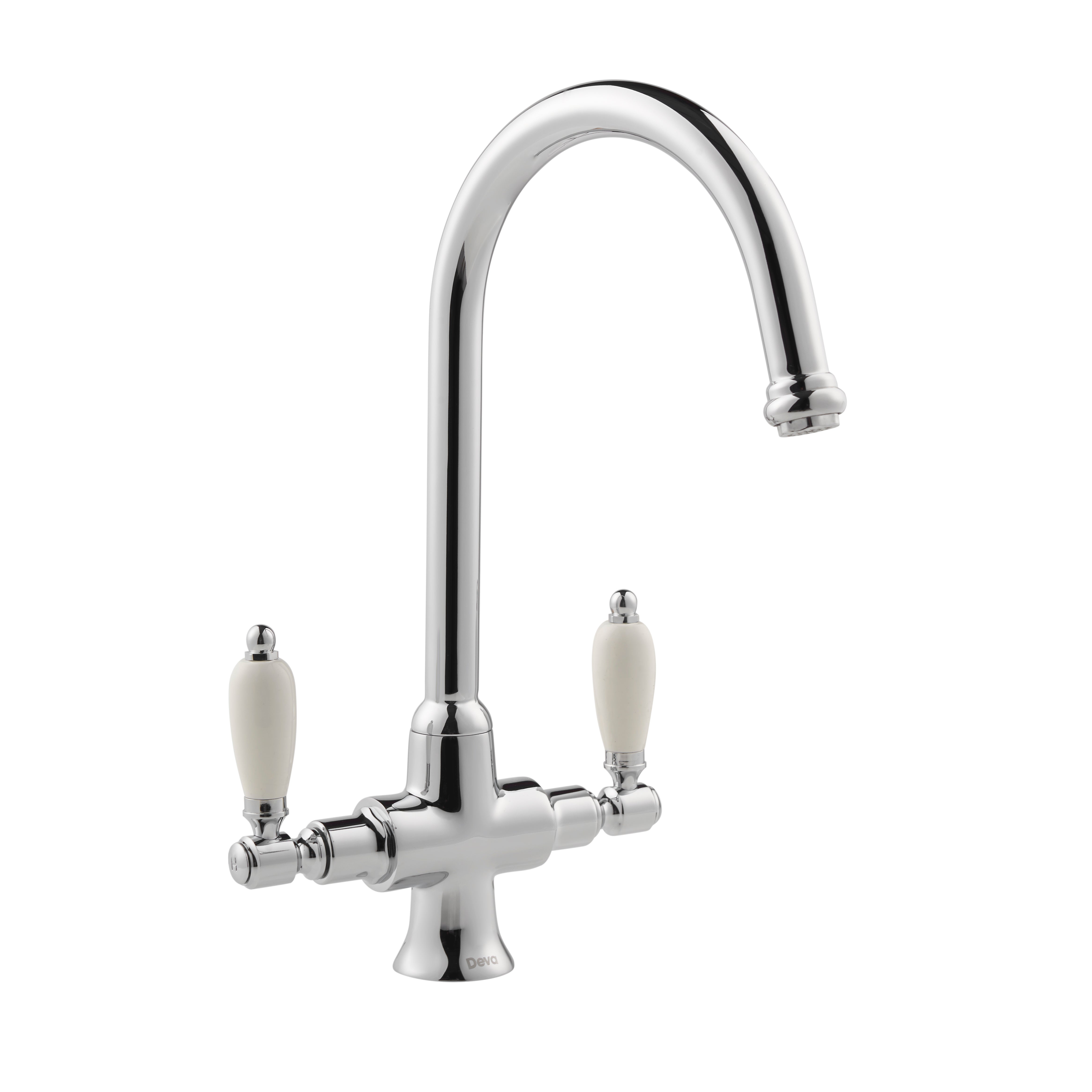 Georgian Kitchen Sink Tap - Chrome – Deva By Methven