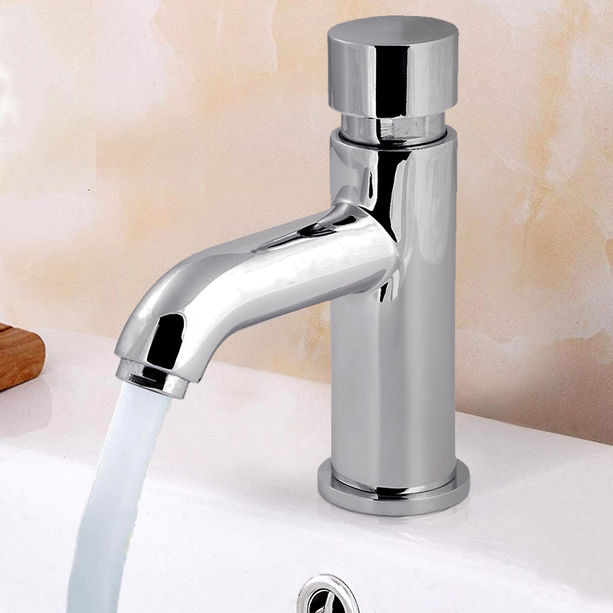 Vision Non Concussive Self Closing Basin Tap – Deva By Methven